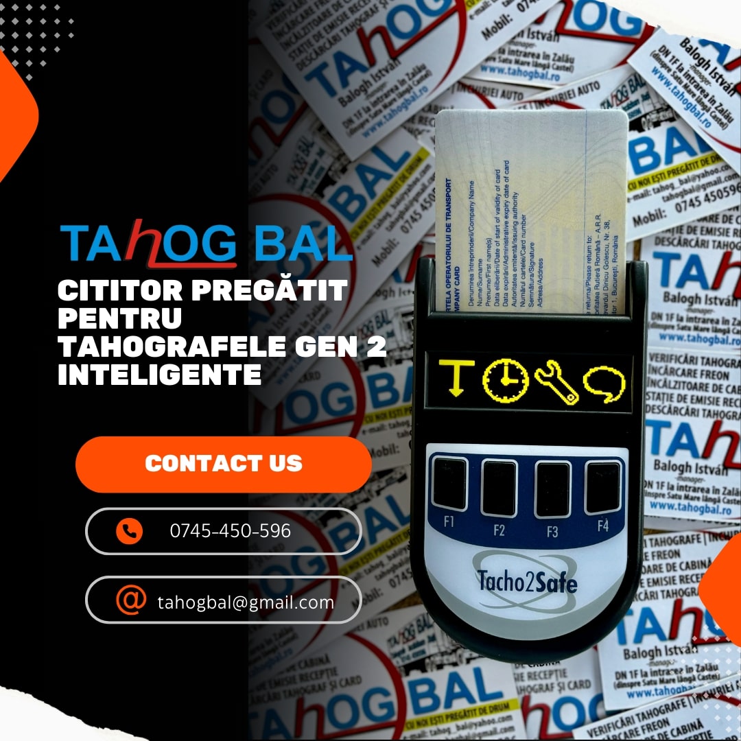 Tahografe Digitale - soluții de monitorizare și siguranță - TahogBal